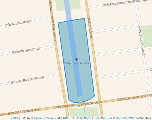 Parque Agricultores in Culiacán Rosales | Map and Routes