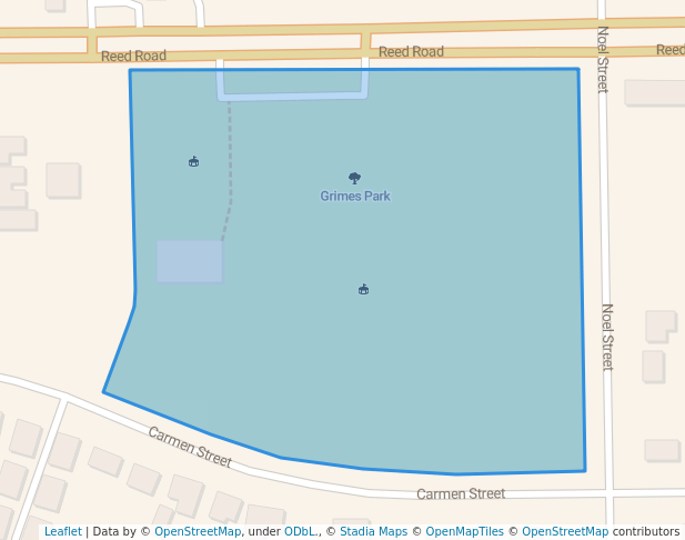 Grimes Park in Houston | Map and Routes