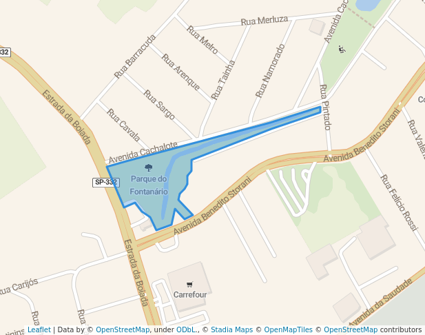 Parque do Fontanário in Vinhedo | Map and Routes