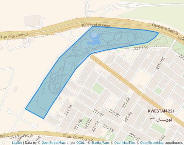Peshmerga Park in Erbil | Map and Routes