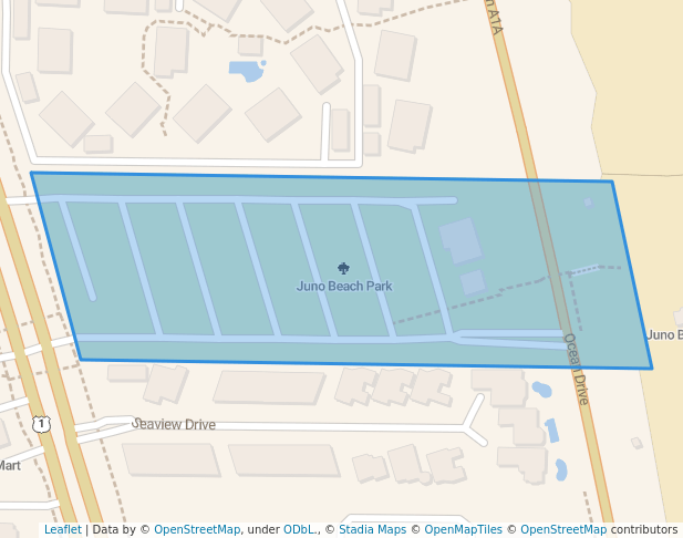 Juno Beach Park in Juno Beach | Map and Routes