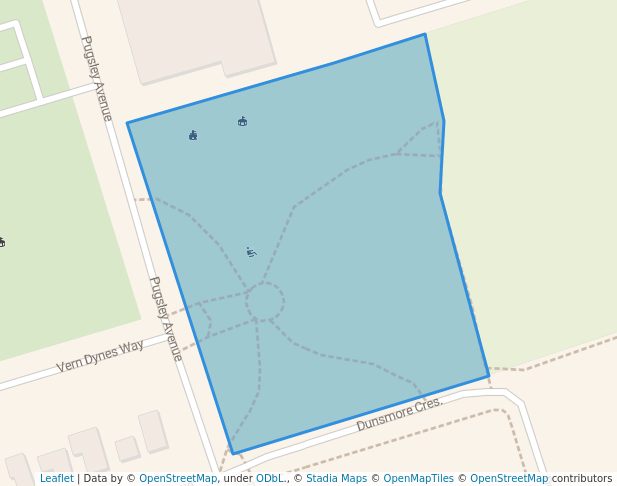 Unity Park in Richmond Hill | Map and Routes