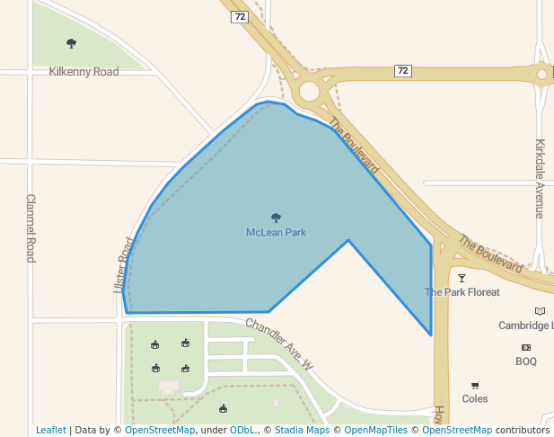 McLean Park in Floreat | Map and Routes