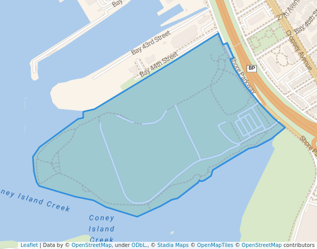Calvert Vaux Park in New York | Map and Routes
