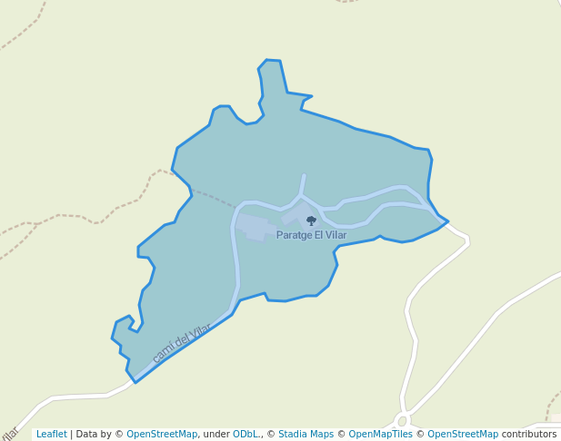 Paratge El Vilar in Blanes | Map and Routes