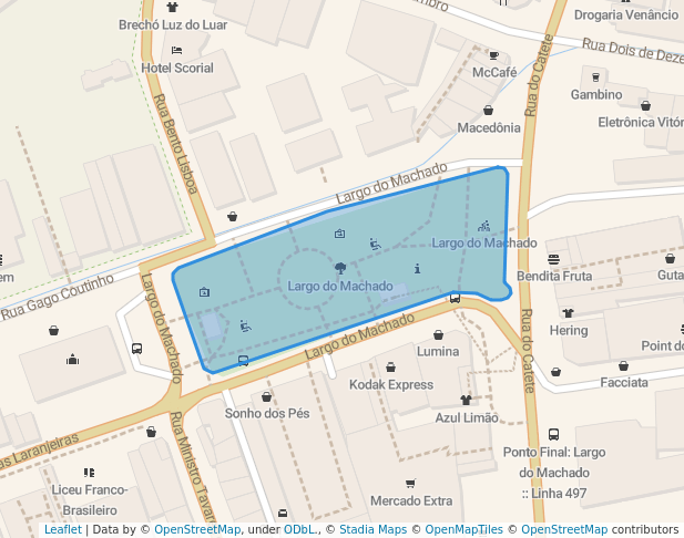 Largo do Machado in Rio de Janeiro | Map and Routes