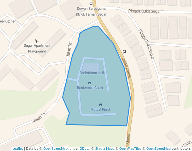 Taman Segar DBKL Park in Kuala Lumpur | Map and Routes