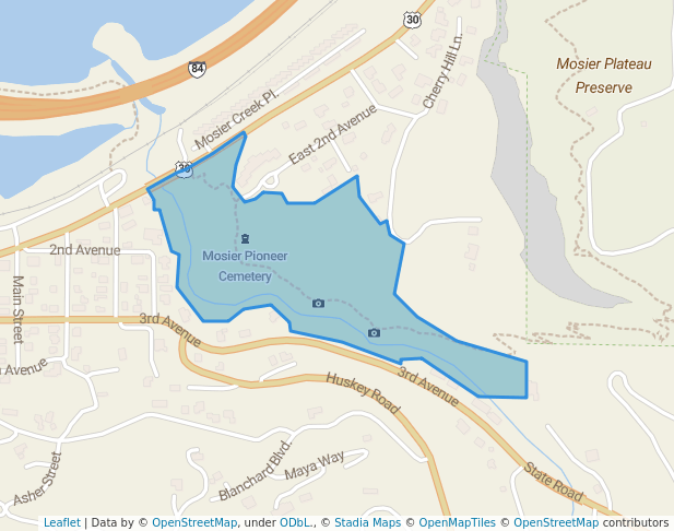 Mosier City Park in Mosier | Map and Routes