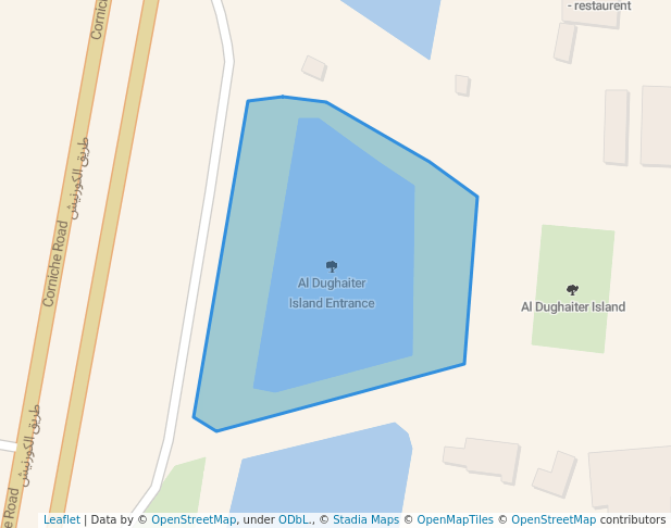 Al Dughaiter Island Entrance in Al Khobar | Map and Routes