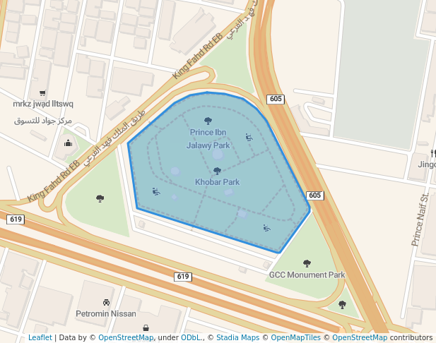 Khobar Park in Al Khobar | Map and Routes