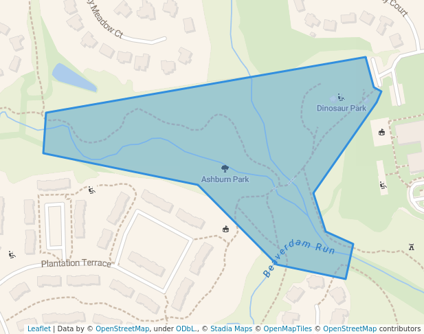 Ashburn Park in Ashburn | Map and Routes