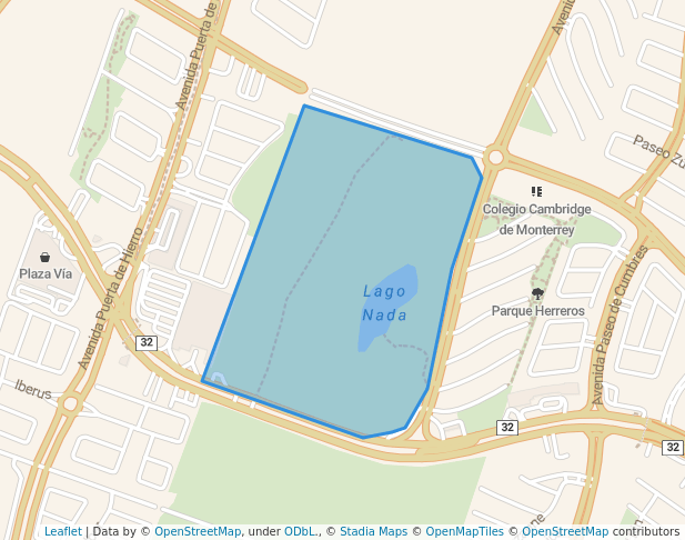 Parque Nada in Monterrey | Map and Routes