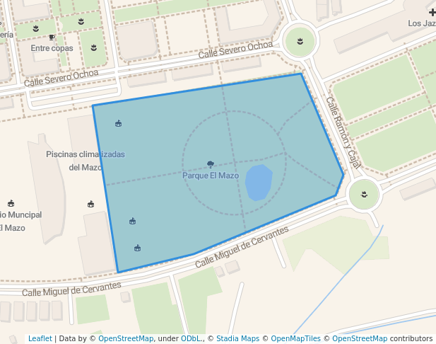 Parque El Mazo in Haro | Map and Routes