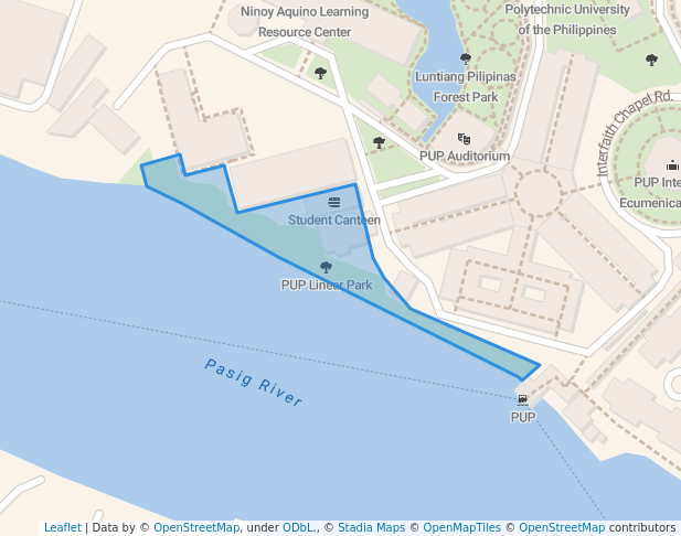 PUP Linear Park in Maynila | Map and Routes
