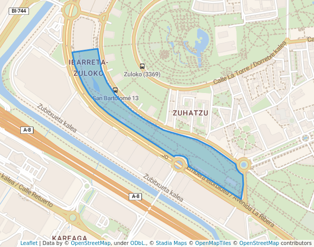 Parque Megapark in Barakaldo | Map and Routes