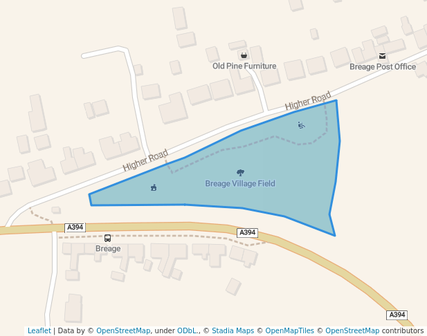 Breage Village Field in Breage | Map and Routes