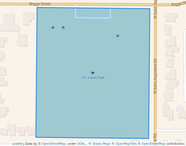 J.P. Hawn Park in Dallas | Map and Routes