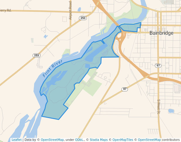 Cheney Griffin Park in Bainbridge | Map and Routes