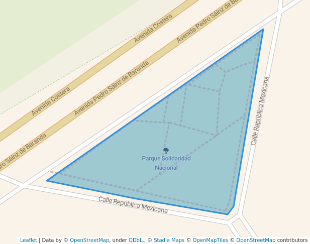 Parque Solidaridad Nacional in Campeche | Map and Routes