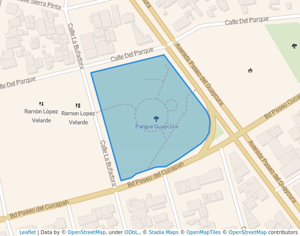 Parque Guaycura in Tijuana | Map and Routes