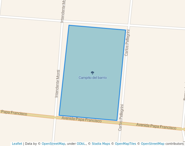 Campito del barrio in General Alvear | Map and Routes