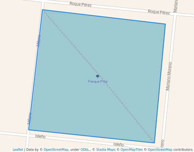 Parque Pibe in General Alvear | Map and Routes