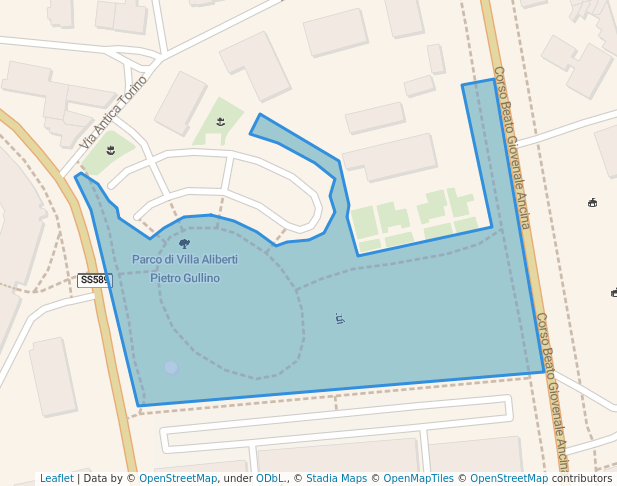 Parco di Villa Aliberti P. Gullino in Saluzzo | Map and Routes