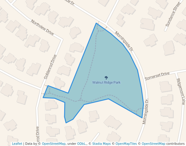 Walnut Ridge Park in Walnut | Map and Routes