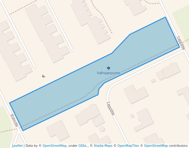 Valhojanpuisto in Salo | Map and Routes