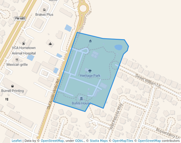 Heritage Park in Pflugerville | Map and Routes