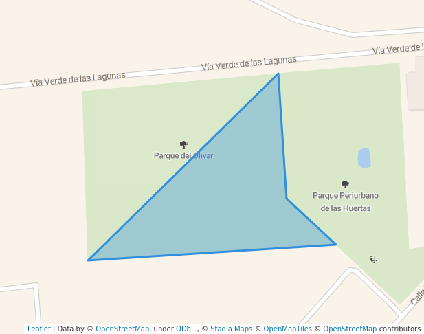 Parque del Olivar in La Roda de Andalucía | Map and Routes