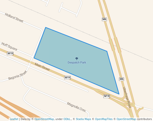 Despatch Park in Despatch | Map and Routes