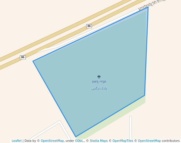 پارک نرگس in Behbahan | Map and Routes