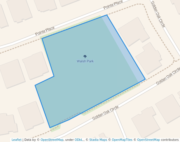 Walsh Park in Round Rock | Map and Routes