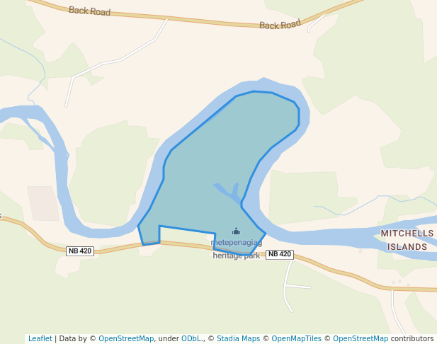 Metepenagiag heritage park in Red Bank | Map and Routes