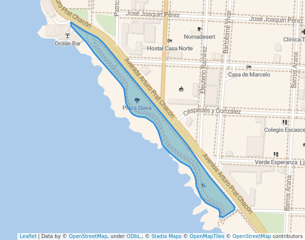 Parque Balmaceda in Iquique | Map and Routes