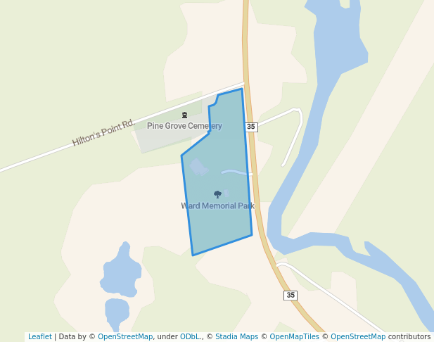 Ward Memorial Park in Kawartha Lakes | Map and Routes