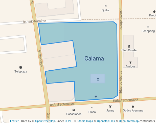 Plaza 23 de Marzo in Calama | Map and Routes