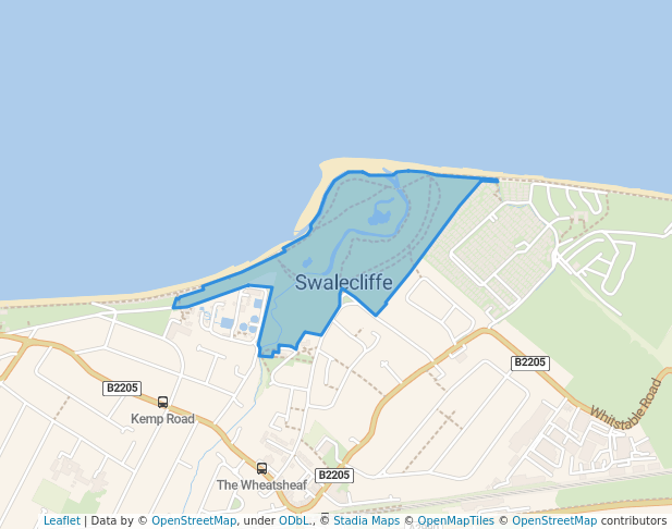 Long Rock in Whitstable | Map and Routes