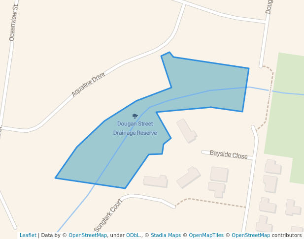 Dougan Street Drainage Reserve in Point Vernon | Map and Routes