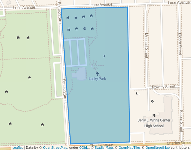 Lasky Park in Detroit | Map and Routes