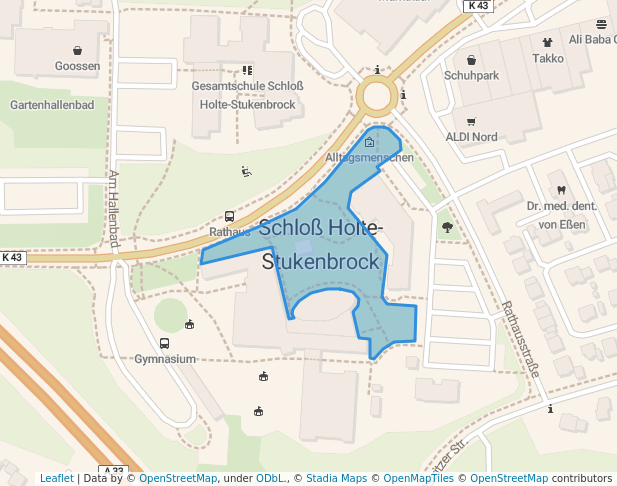 Stadtpark in Schloß Holte-Stukenbrock | Map and Routes