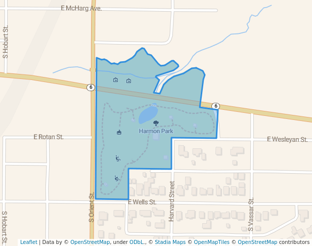 Harmon Park in Stamford | Map and Routes
