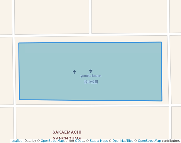 谷中公園 in Kasukabe | Map and Routes