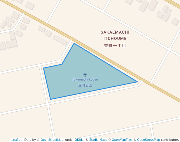深町公園 in Kasukabe | Map and Routes