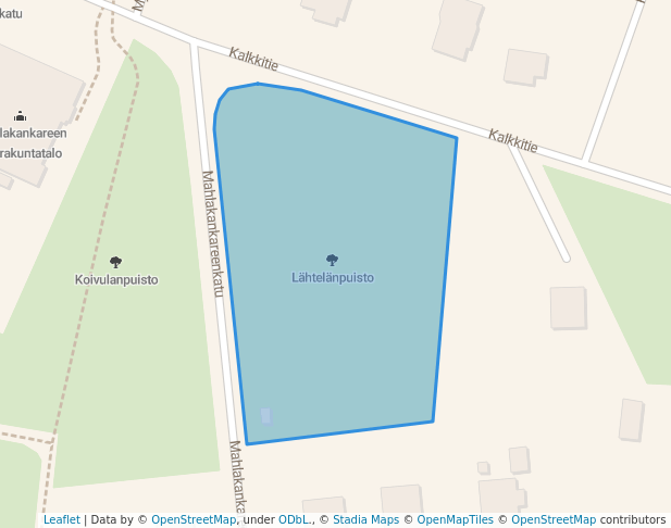 Lähtelänpuisto in Kaili | Map and Routes