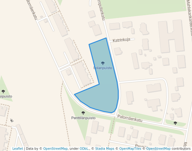 Ilolanpuisto in Kaili | Map and Routes