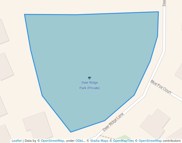 Deer Ridge Park (Private) in Auburn | Map and Routes