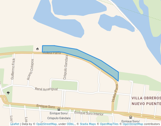 Parque Violeta Parra in Concepción | Map and Routes