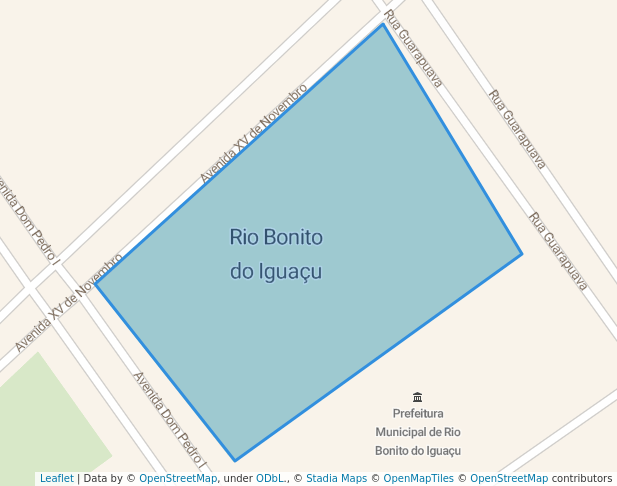 Praça Municipal in Rio Bonito do Iguaçu | Map and Routes